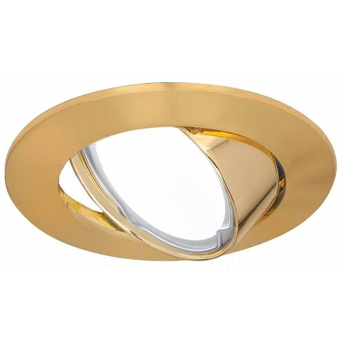 Светильник gauss Metal CA007, GU5.3, 50 Вт, цвет арматуры: золотой, цвет плафона: золотой