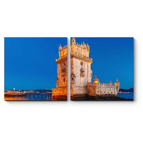 Модульная картина Башня Сент-Винсент в Португалии40x20
