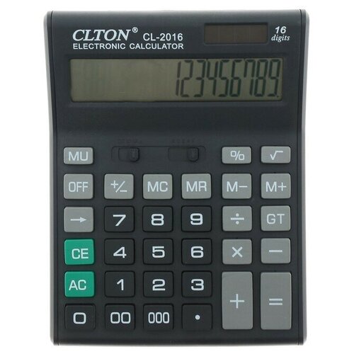 Калькулятор настольный, 16-разрядный, CL-2016, двойное питание