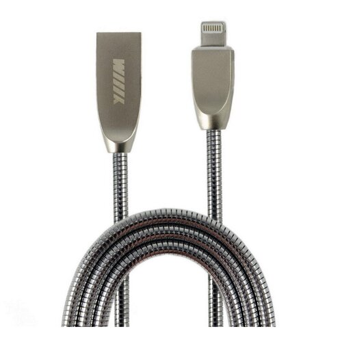 Кабель WIIIX USB - Lightning (CB850-U8-Z-10), 1 м, серебристый