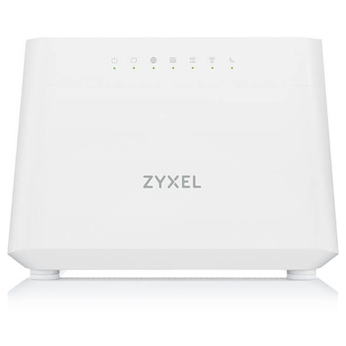 Wi-Fi роутер VDSL2/ADSL2+ Zyxel DX3301-T0, 2xWAN (GE RJ-45 и RJ-11), Annex A, profile 35b, 802.11a/b/g/n/ac/ax (600+1200 Мбит/с), EasyMesh, 4xLAN GE, 2xFXS, 1xUSB2.0 (DX3301-T0-EU01V1F)