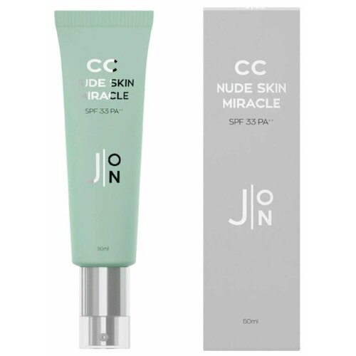 J: ON, Корректирующий СС крем 50 мл, SPF 33 - CC nude skin miracle