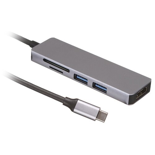 Хаб USB Palmexx 5в1 USB-C - HDMI+2xUSB 3.0+CR PX/HUB-005