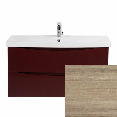 Мебель для ванной BelBagno MARINO-CER 2C SO 80 Rovere Bianco