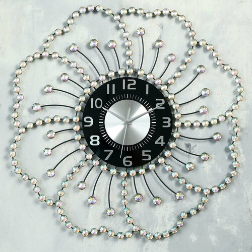Часы настенные, серия: Ажур, "Терапи", d-60 см, циферблат-22 см