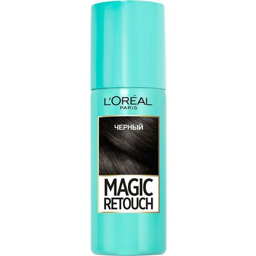 Тонирующий спрей L'OREAL Magic Retouch для моментального окрашивания корней волос 1 Черный