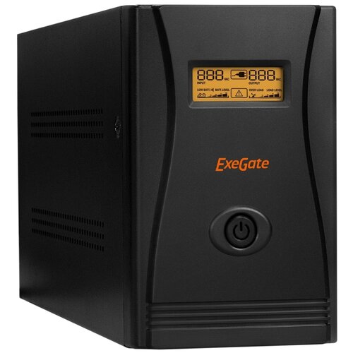 Интерактивный ИБП ExeGate SpecialPro Smart LLB-1200 LCD (EP285492RUS) черный