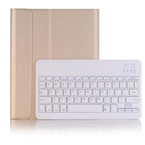 Клавиатура MyPads для Huawei MediaPad M5 Lite 10 (BAH2-L09/ W09/ AL10) съемная беспроводная Bluetooth в комплекте c кожаным чехлом