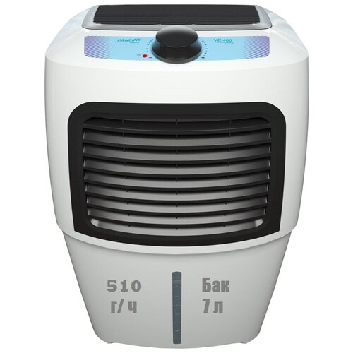 Увлажнитель очиститель воздуха "Fanline Aqua VE400" с ионизатором и двумя УФ лампами с производительностью 510 гр/ч