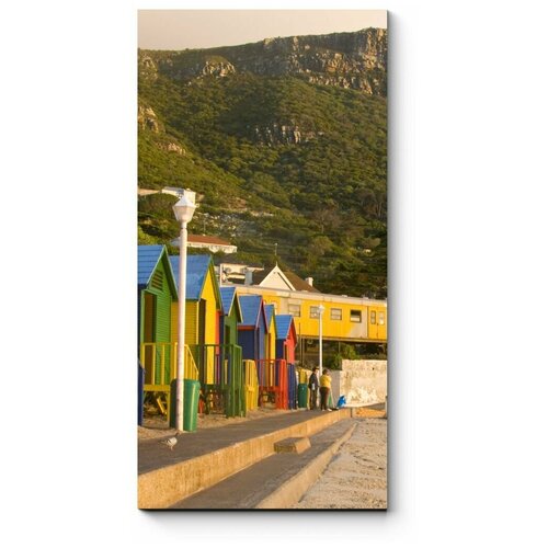Модульная картина Яркие краски Кейптауна70x140