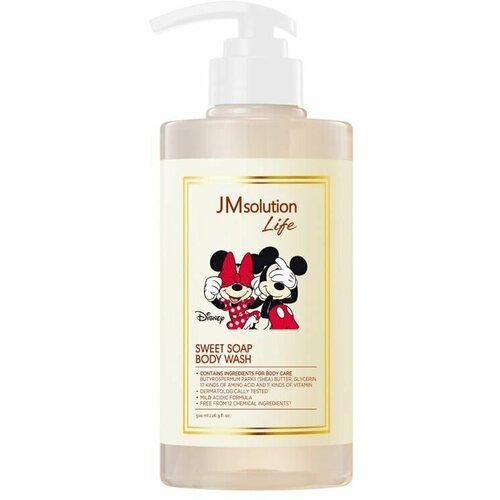 JMSolution Гель для душа с ароматом мускуса и мака LIFE DISNEY SWEET SOAP BODY WASH, 500 мл.