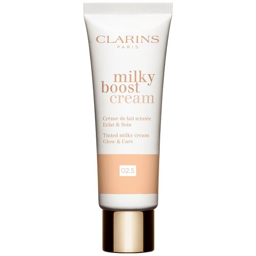Clarins Тональный крем Milky Boost Cream Glow & Care, 45 мл, оттенок: 02.5