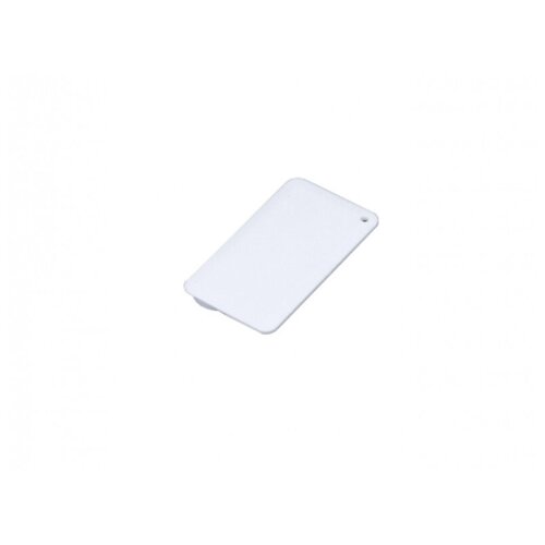 Флешка для нанесения логотипа виде пластиковой карточки (16 Гб / GB USB 2.0 Белый/White MINI_CARD1 Прямоугольная визитка доступна оптом)