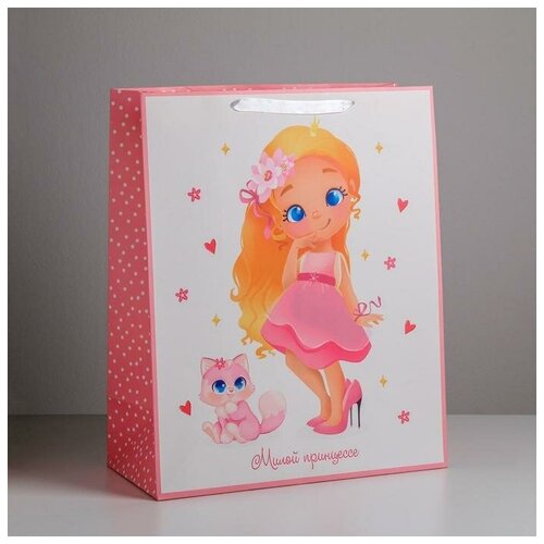 Дарите Счастье Пакет ламинированный «Милой принцессе», XL 49 × 40 × 19 см