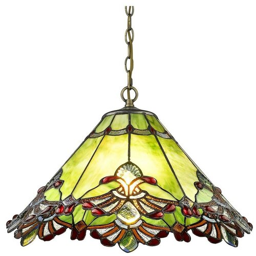 Светильник VELANTE в стиле Tiffany подвесной 863-826-02