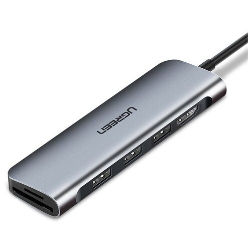 Адаптер Ugreen USB-C HUB 6 в 1 (модель 70410)