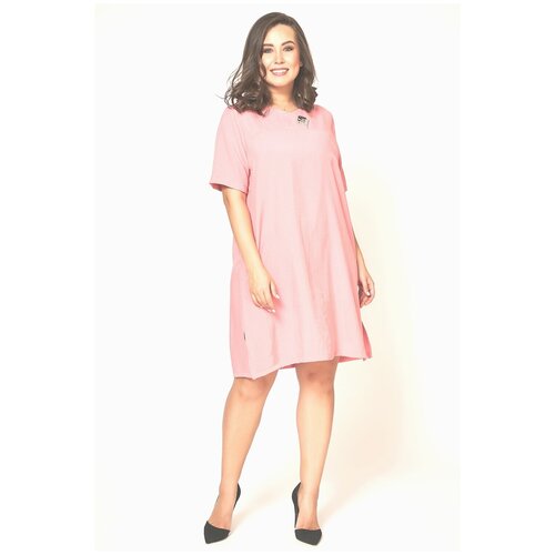 Платье Olsi, размер 50, розовый