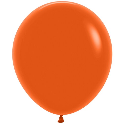 Шар (18''/46 см) Оранжевый (061), пастель, 25 шт.