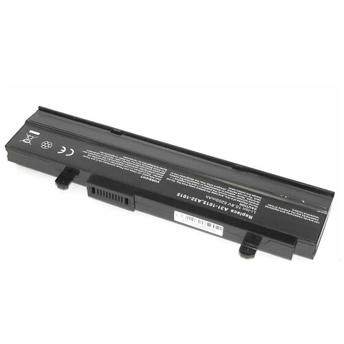 Аккумуляторная батарея для ноутбука Asus Eee PC 1015 (A32-1015) 10,8V 5200mAh OEM черная