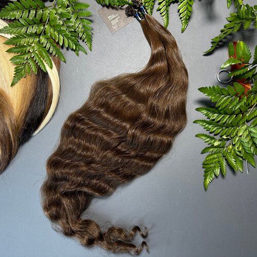 Волосы кудри славянские Belli Capelli на классической капсуле 60-65см оттенок №6
