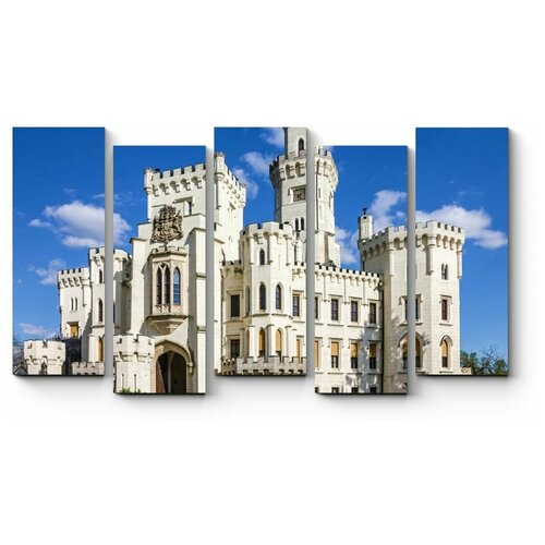 Модульная картина Замок Глубока-над-Влтавой в Чехии100x58