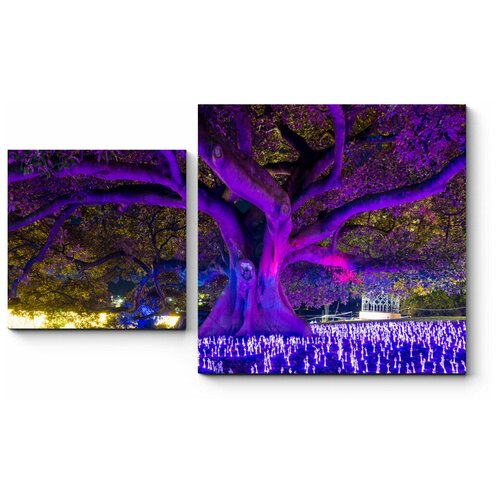 Модульная картина Фестиваль света, Сидней 90x54