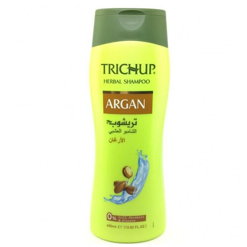 Шампунь для волос Vasu Trichup Herbal Argan на основе трав для вьющихся, тусклых и сухих волос, 400 мл