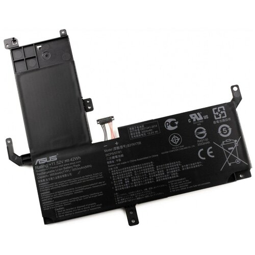 Аккумулятор для ноутбука ASUS VivoBook Flip 15 TP510UA TP510UF TP510UQ (11.52V 3653mAh) P/N: B31N1708