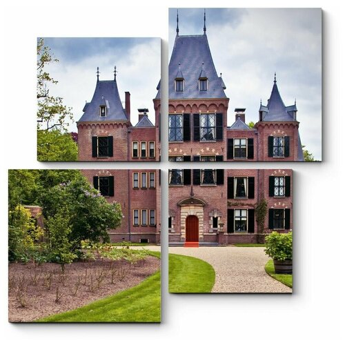 Модульная картина Красивый замок в Голландии60x60