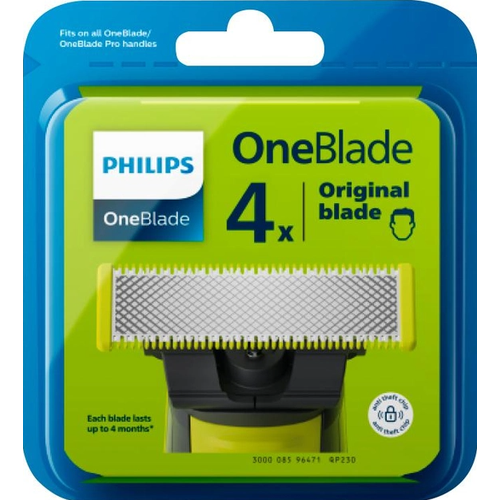 Сменные лезвия Philips OneBlade QP240/50, 4 шт