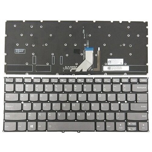 Клавиатура для ноутбука Lenovo Ideapad Yoga 920, 920-13IKB черная, с подсветкой