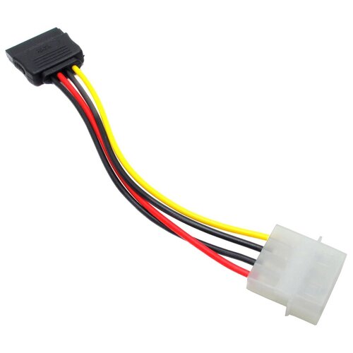 Кабель ORIENT Molex - SATA (C907), черный