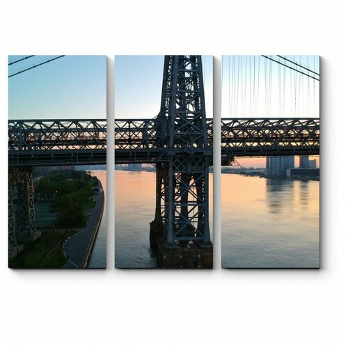Модульная картина Одинокий мост80x57