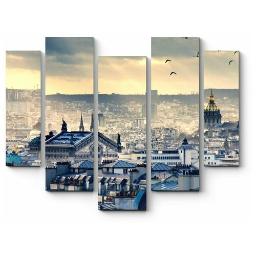 Модульная картина Великолепный Париж131x106