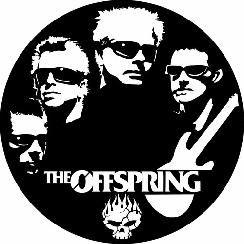 Панно на стену из виниловой пластинки The Offspring