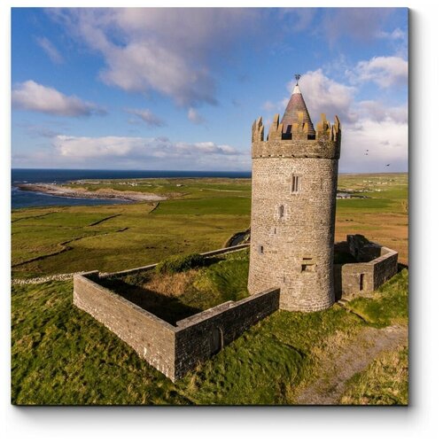 Модульная картина Башня замка в Ирландии 30x30