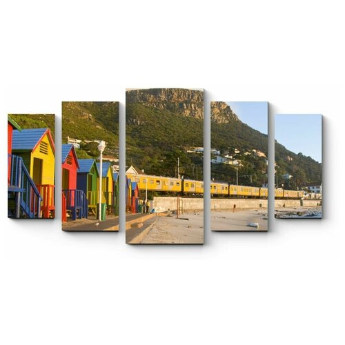 Модульная картина Яркие краски Кейптауна110x61