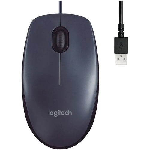 Мышь Logitech M100 (910-005006), темно-серый (910-005006)