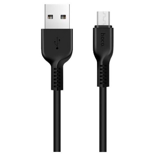 Кабель Hoco X20 Flash USB - microUSB, 3 м, 1 шт., черный