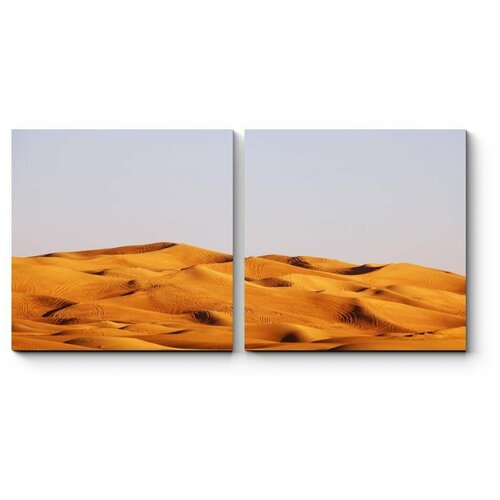 Модульная картина В пустыне все спокойно 40x20
