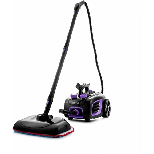 Пароочиститель Kitfort КТ-932 фиолетовый/чёрный