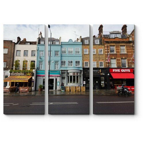 Модульная картина На улочках Инслингтона, Лондон 80x57