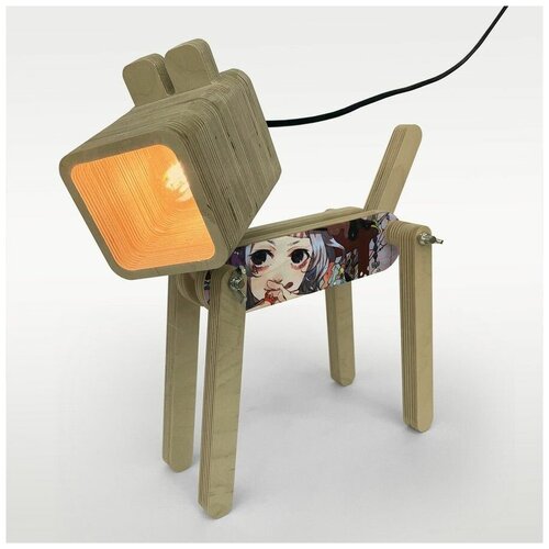 Настольная лампа светильник "Собака" модель аниме - 1164