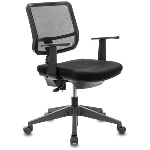 Компьютерное кресло Бюрократ CH-535 офисное, обивка: текстиль, цвет: черный