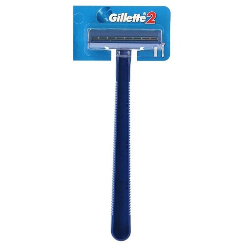 Бритвенный станок одноразовый Gillette, 2 лезвия, 1шт