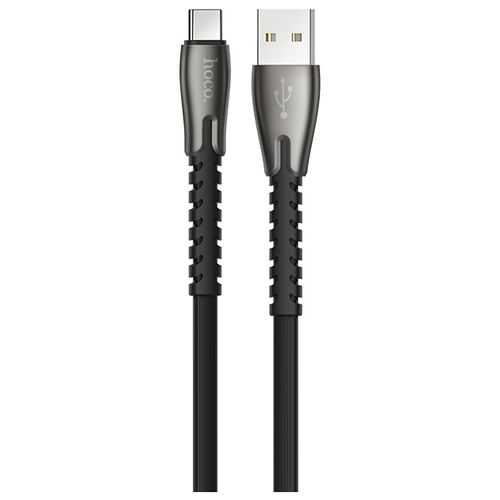 Кабель Hoco U58 Core USB - Type-C, 1.2 м, 1 шт., черный