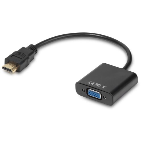 Мультимедиа professional конвертер-переходник HDMI > VGA +audio + micro USB для доп. питания