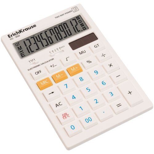 Калькулятор бухгалтерский ErichKrause CC-352, white