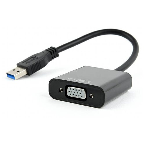 Видеоадаптер (конвертер) USB 3.0 --> VGA Cablexpert AB-U3M-VGAF-01 черный