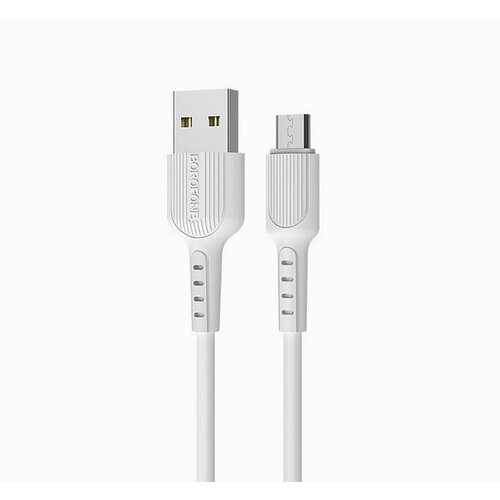 Кабель USB BOROFONE BX16 для Micro USB, 2.0A, длина 1 м, белый